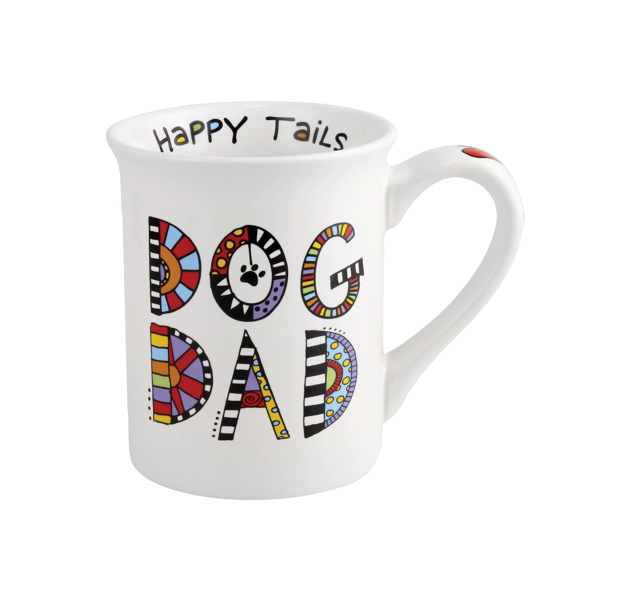 Enesco Cuppa Doodles by Our Name is Mud Cuppa Doodles Dog Dad Mug, 4.53 ...