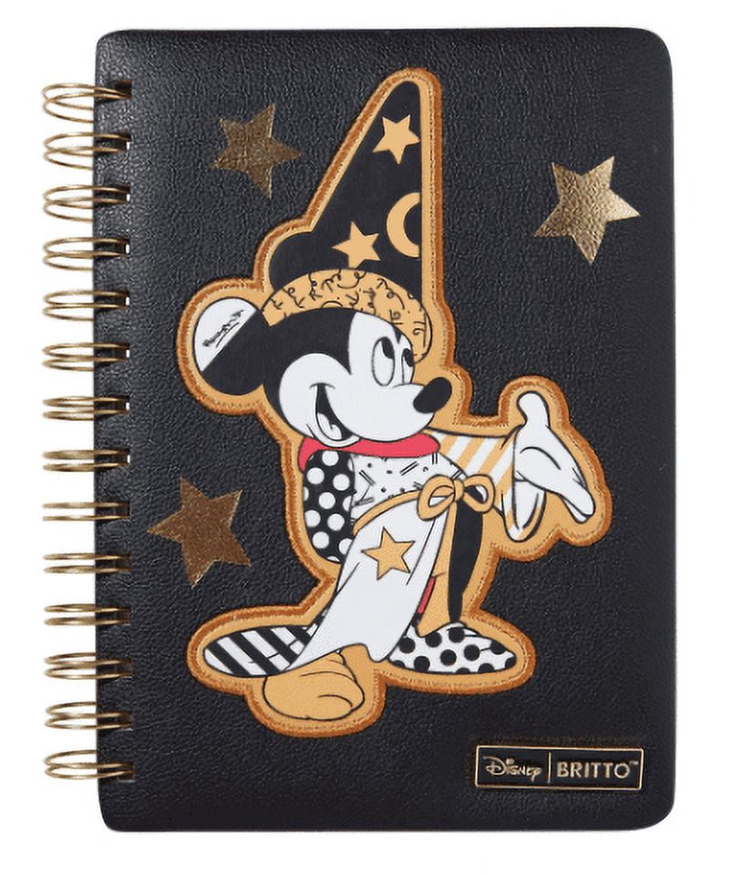 Enesco Disney Britto Midas Fantasia Sorcerer Mickey Mouse Notebook ...