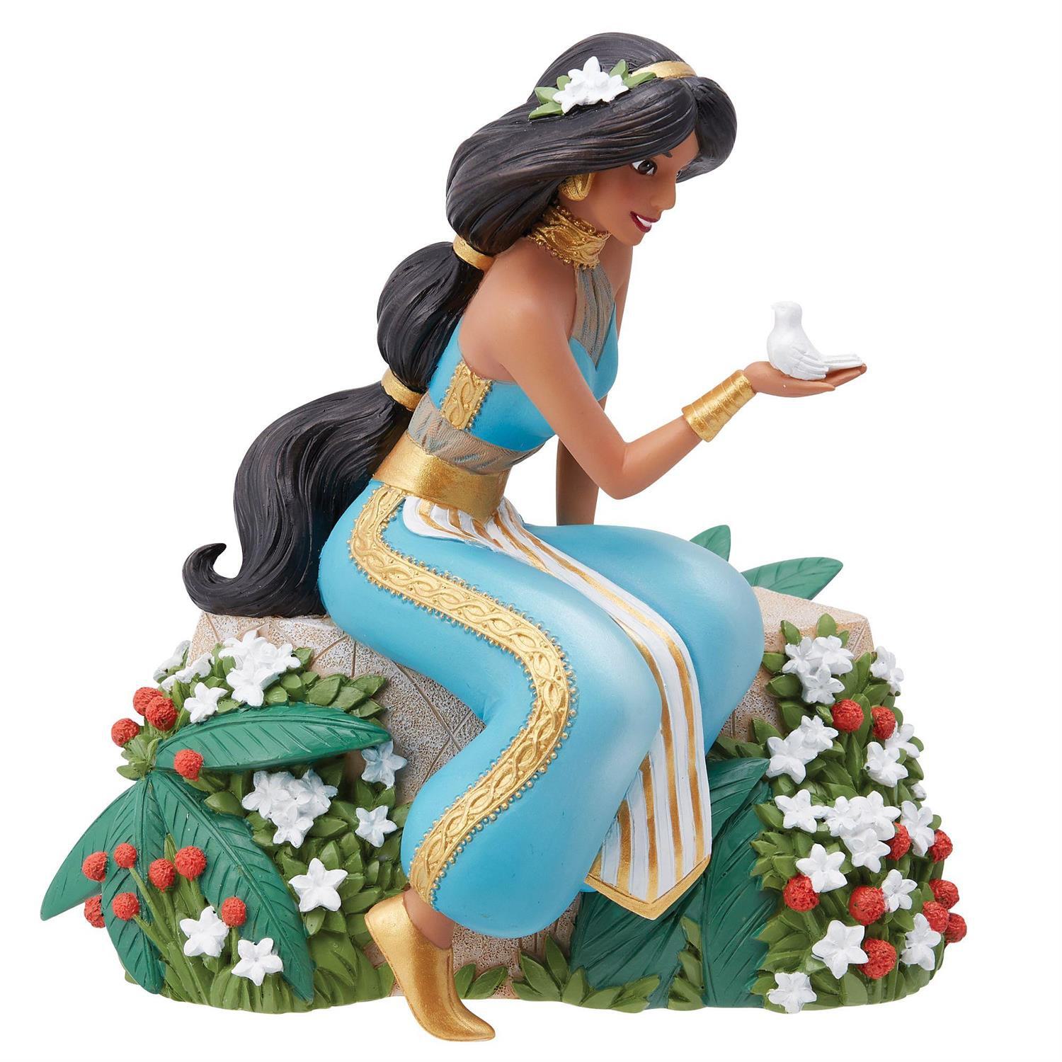 Enesco Disney Showcase Botanical Aladdin Jasmine Holding Bird Figurine ...