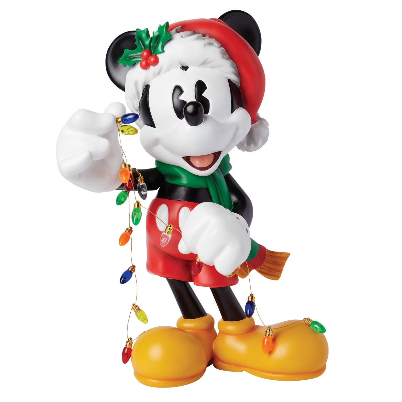Enesco Disney Showcase Christmas Santa Mickey Mouse Big Figurine ...