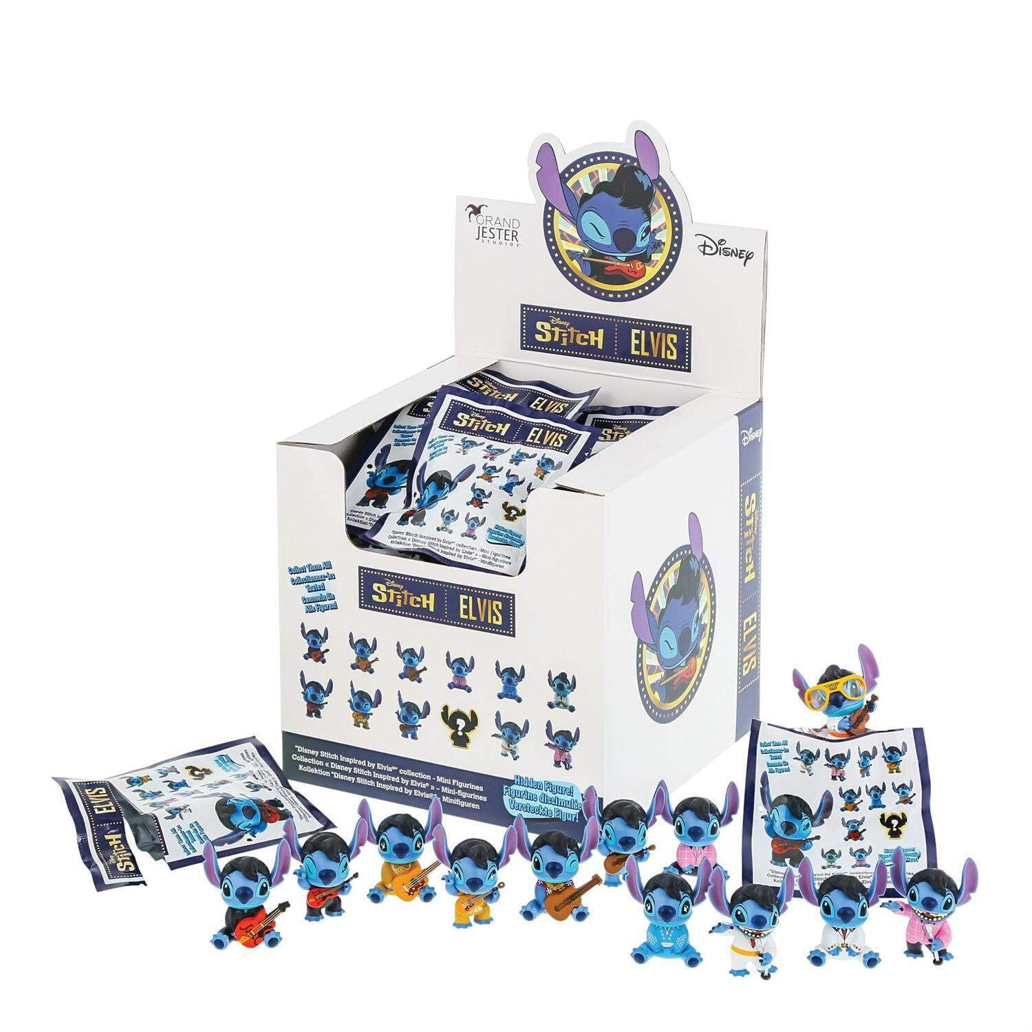 Enesco Disney - Stitch Elvis Blind Bag 1pc Random Mini Figure - Walmart.com