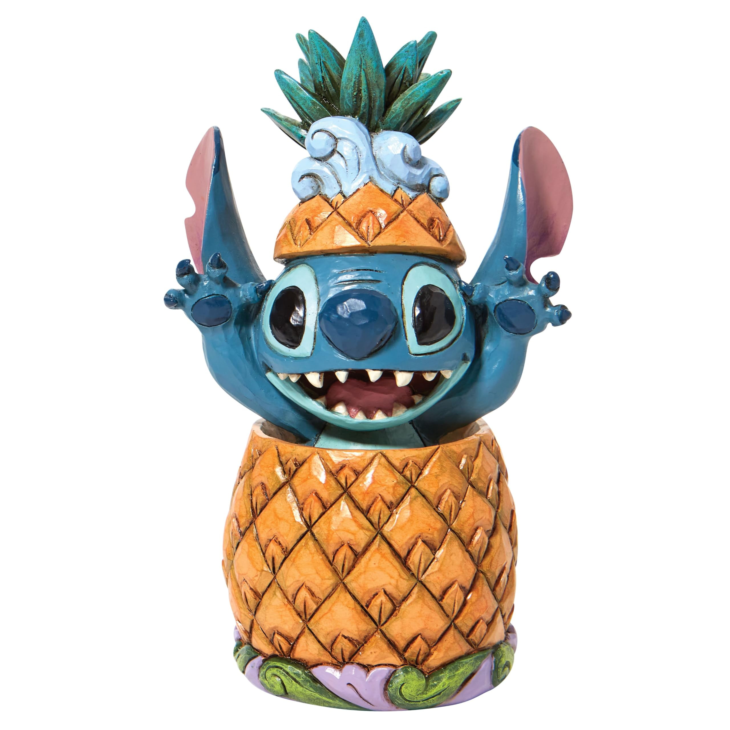Enesco Stitch Pineapple Figurine, Jim Shore Disney Traditions ...