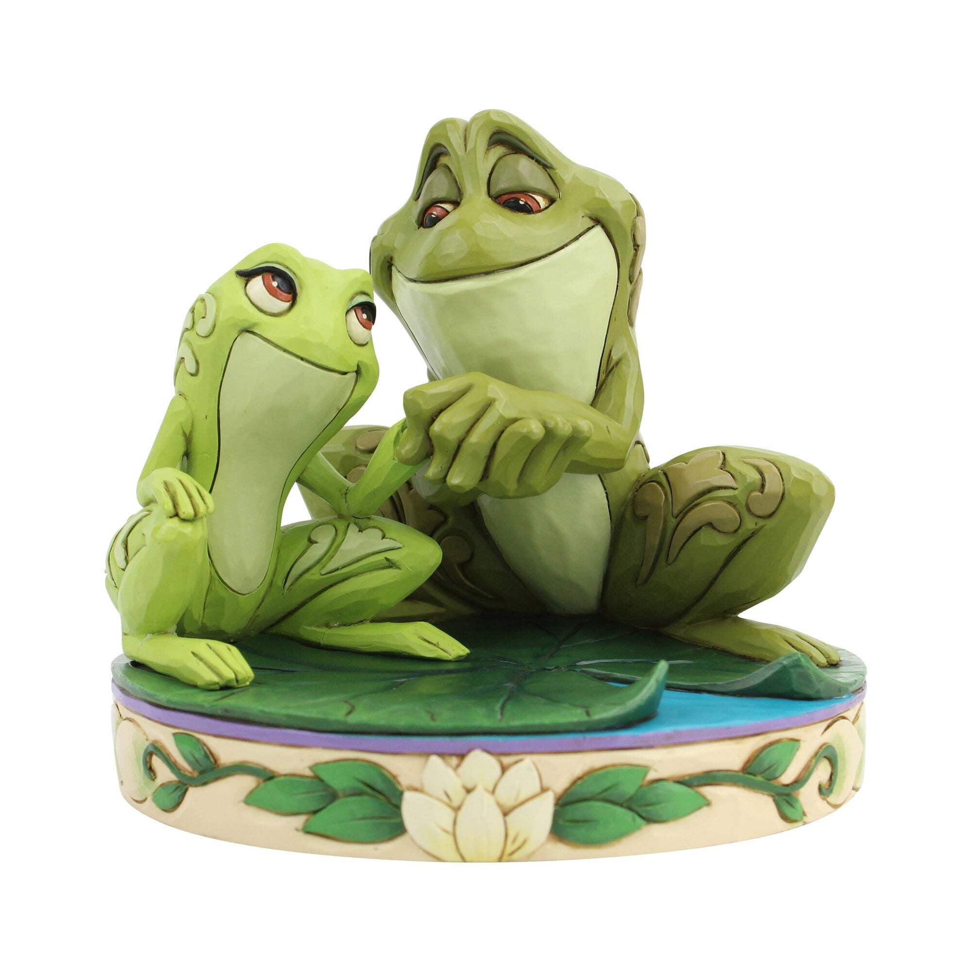 Enesco Disney Traditions Princess Tiana and Naveen as Frogs Figurine ...