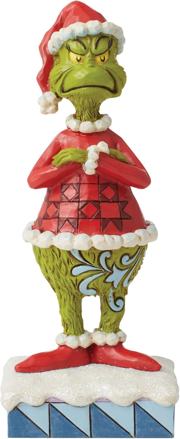 Enesco Dr. Seuss Grinch by Jim Shore Mean Santa Grinch Stole Christmas ...