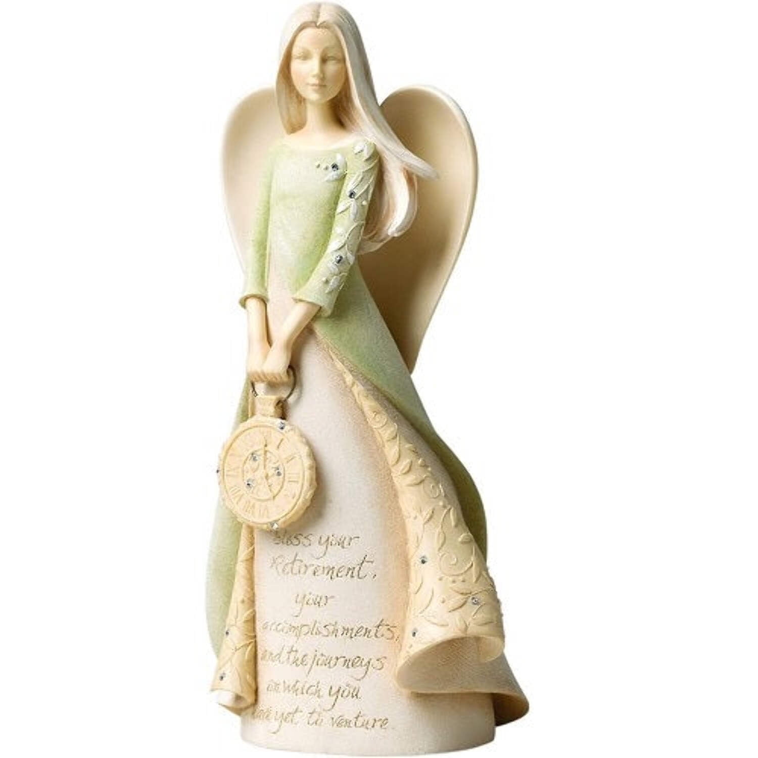 Foundations Retirement Angel Figurine 9.25in H - Walmart.com