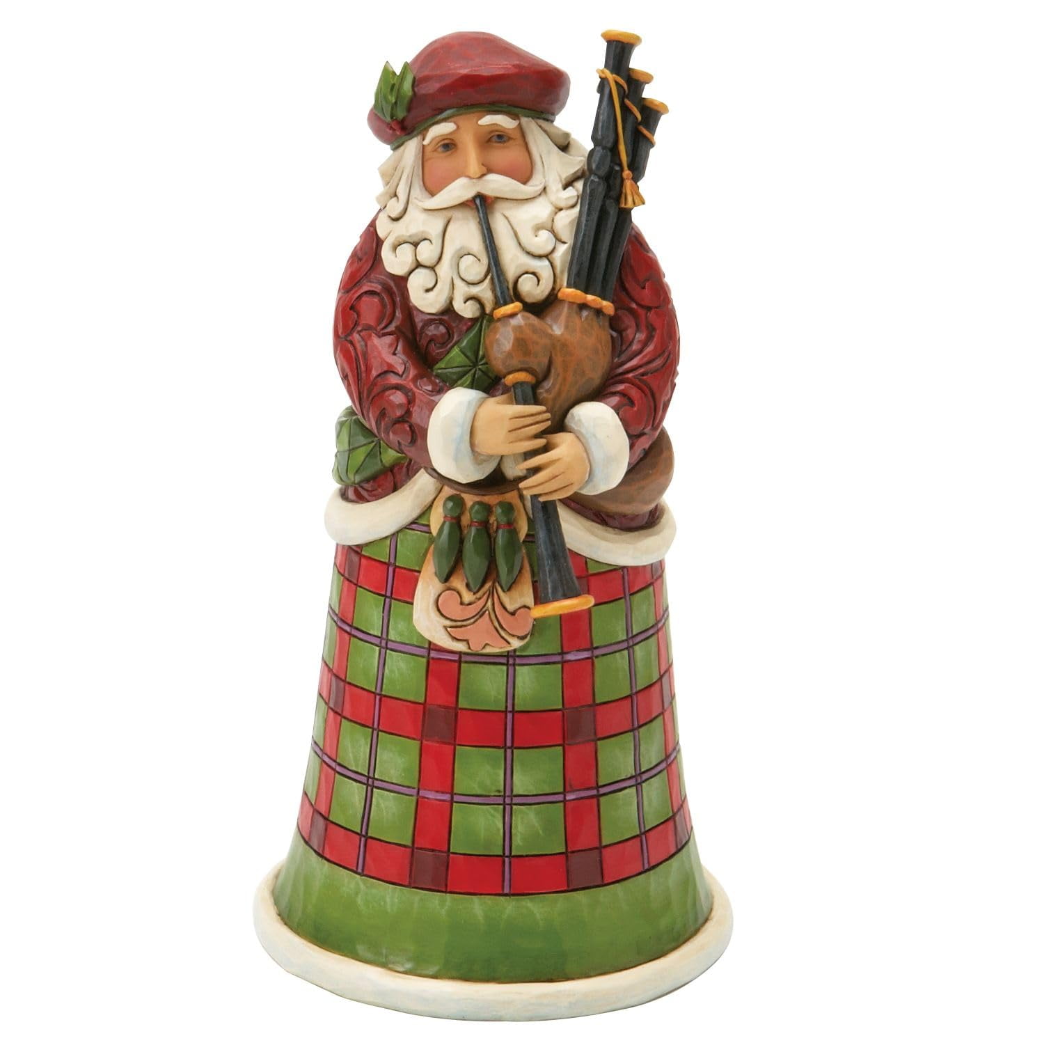 Jim Shore's Christmas - Nollaig Chridheil Scottish Santa Figurine ...