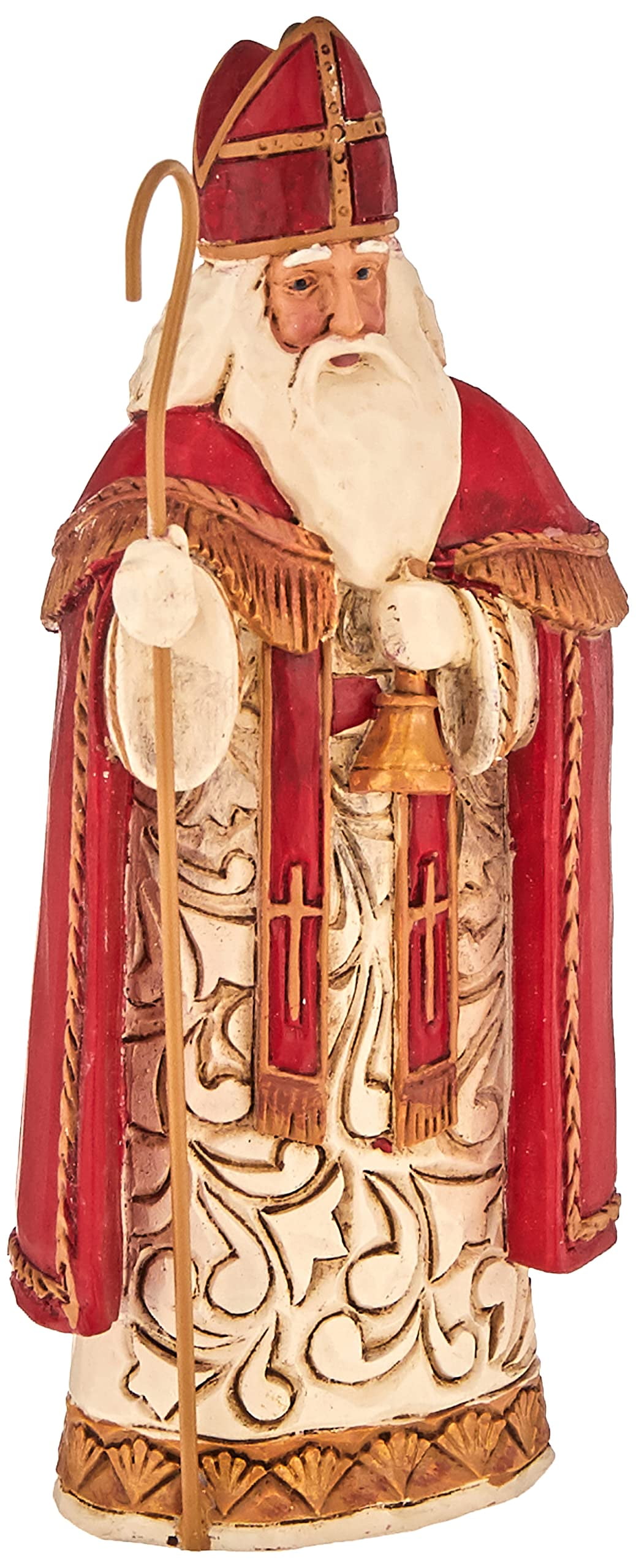 Enesco Jim Shore Heartwood Creek Belgian Santa Ornament Figurine ...