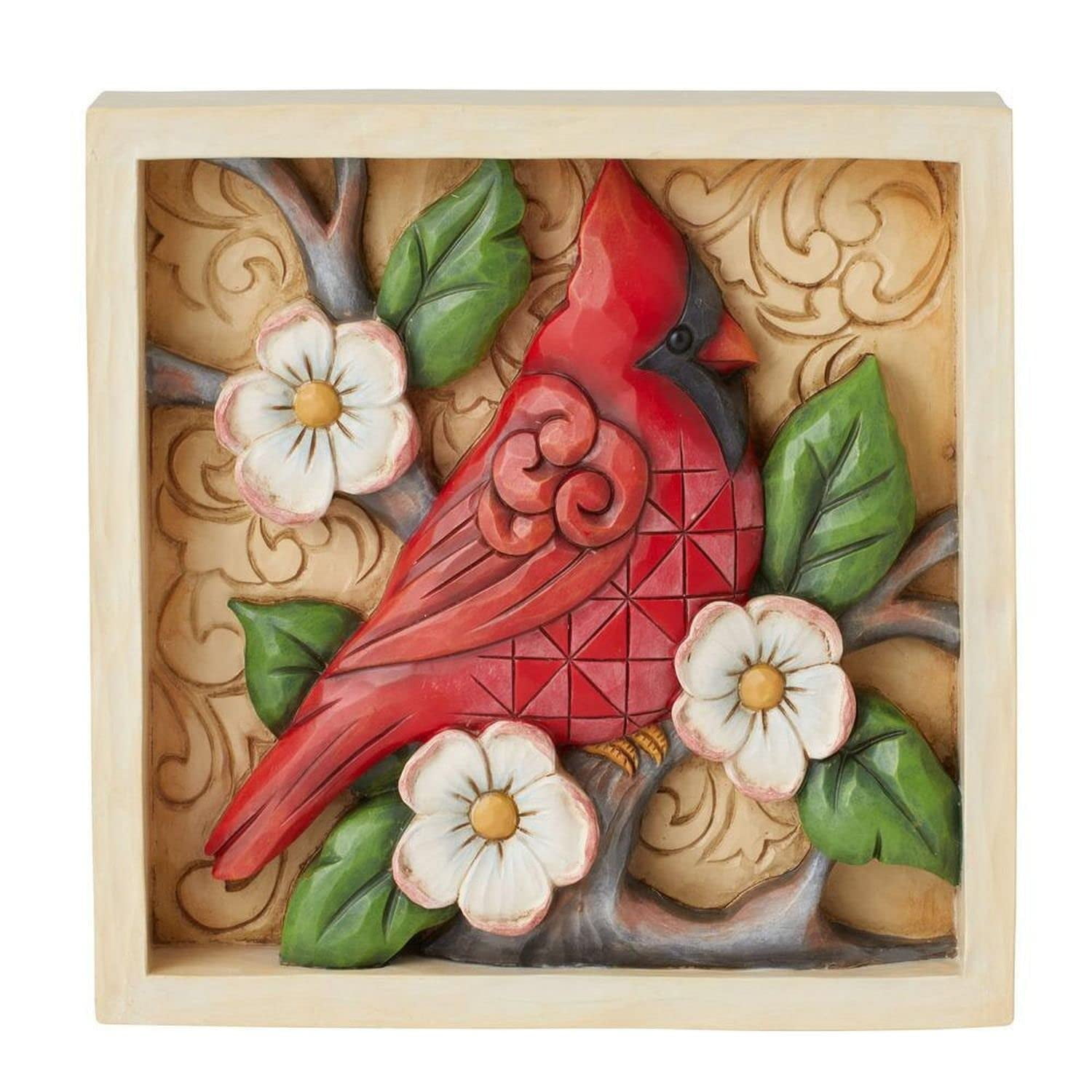 Enesco Jim Shore Heartwood Creek Cardinal Decorative Plaque - Walmart.com