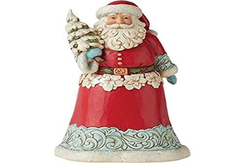 Enesco Jim Shore Heartwood Creek Wonderland Santa and Tree Figurine, 9. ...