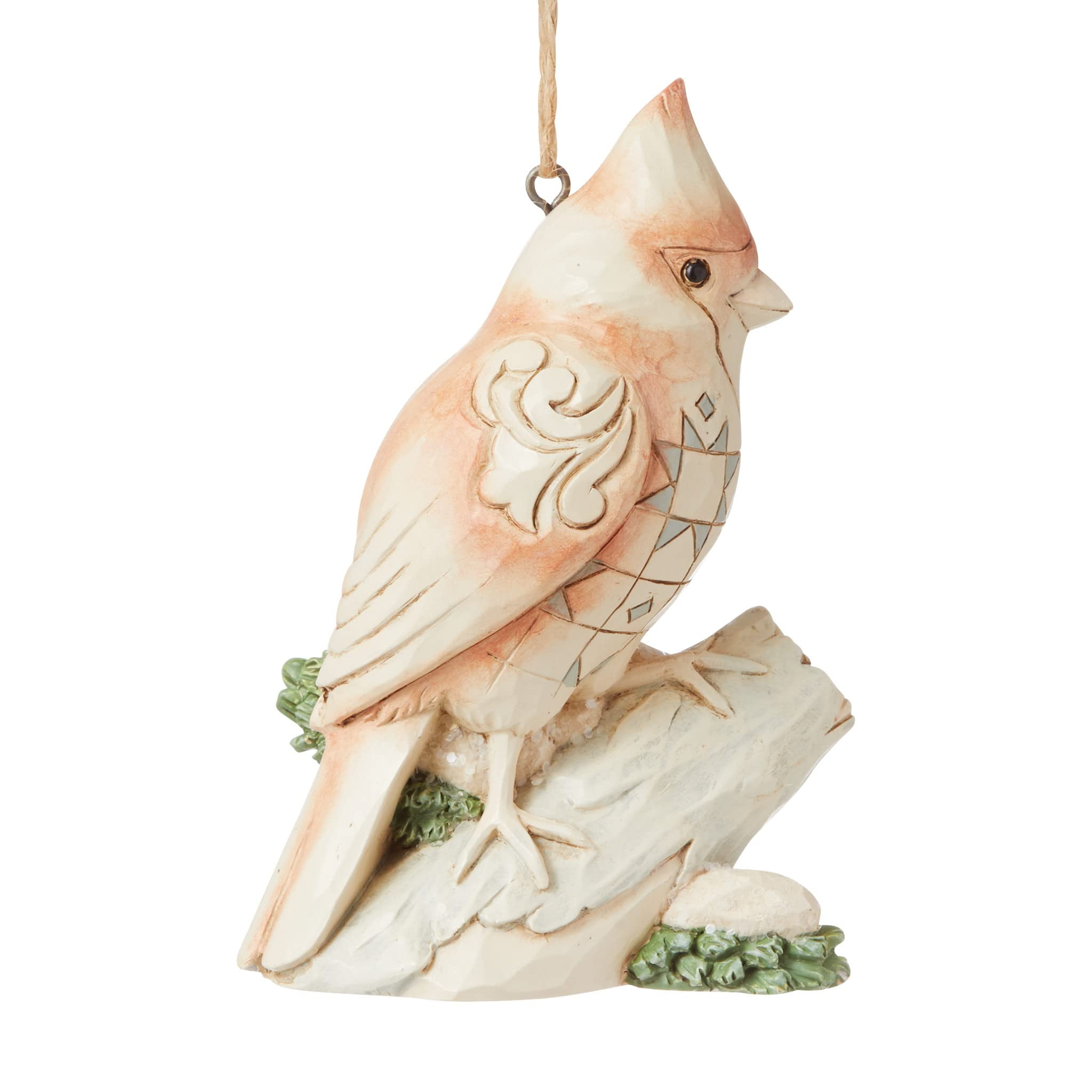 Enesco Jim Shore Heartwood Creek Woodland Cardinal on Branch Hanging ...