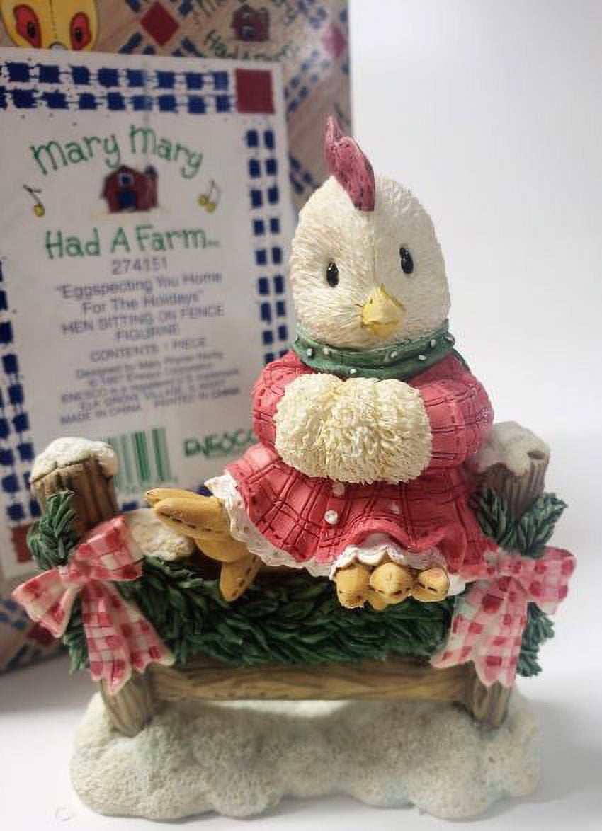 Enesco Mary Mary Had A Farm #274151 1997 "Eggspecting You Home For The ...