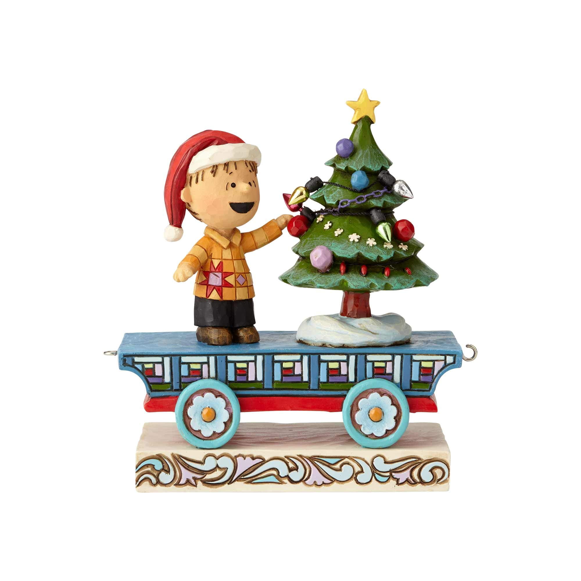 Enesco Peanuts by Jim Shore Linus Train Car Figurine, 4.72", Multicolor ...