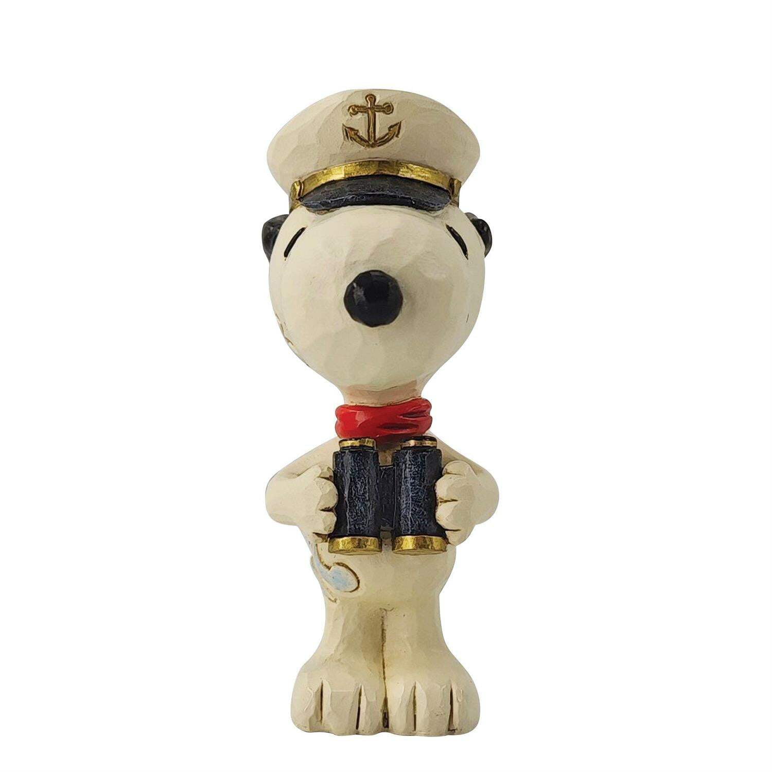 Enesco Peanuts by Jim Shore Snoopy Sailor Captain Miniature Figurine ...