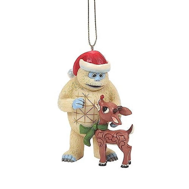 Enesco Rudolph Traditions by Jim Shore Rudolph and Bumble, Hanging ...