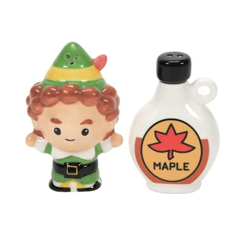 Enesco Salt And Pepper Set Buddy The Elf And Maple Syrup Bottle