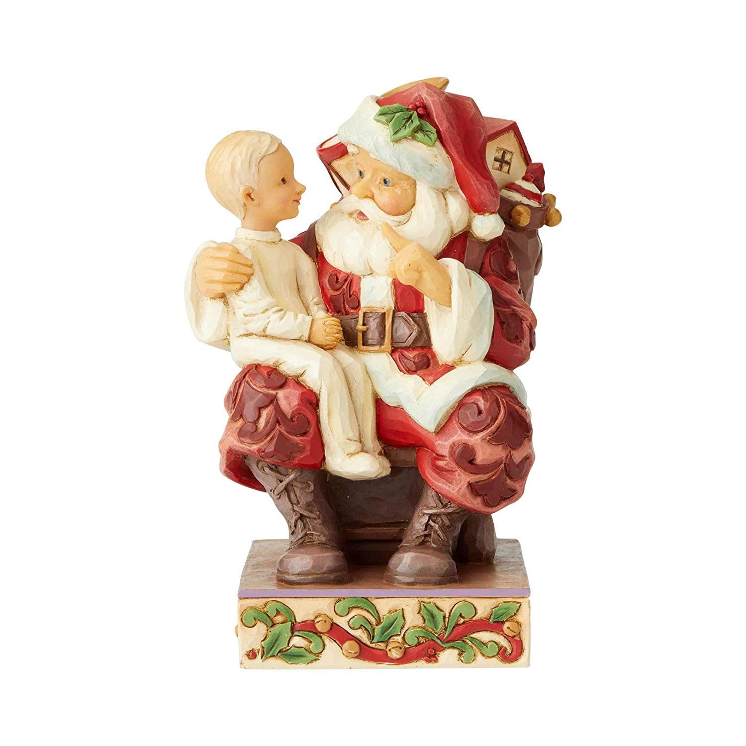 Enesco Santa with Child on Lap Figurine - Walmart.com