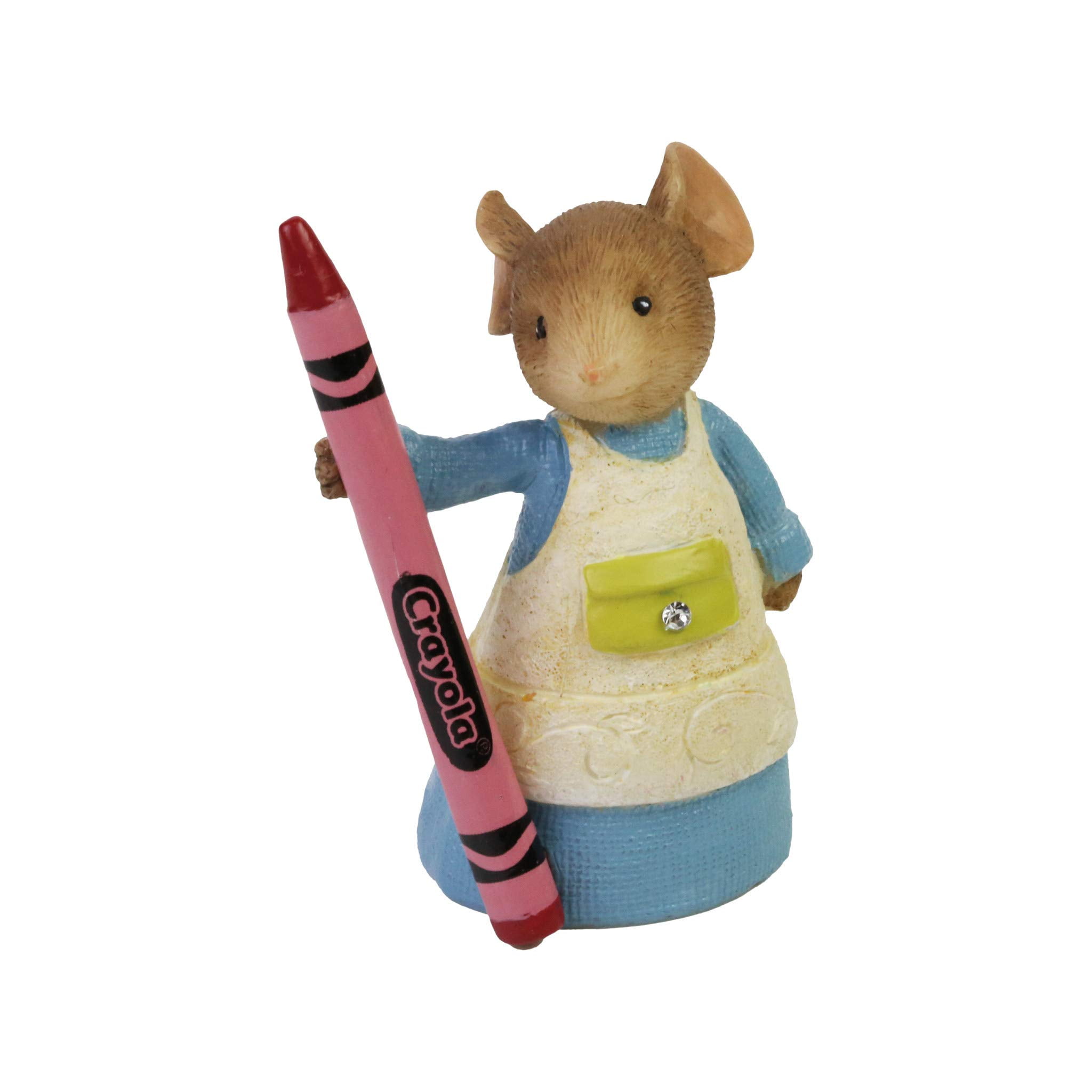 Enesco Tails with Heart Crayola Imagine in Color Mouse Holding Crayon ...