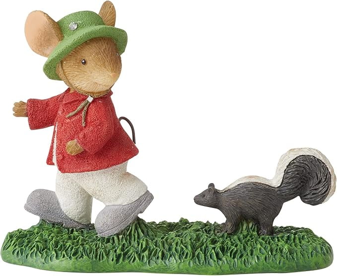 Enesco Tails with Heart Happy Camper Skunk Attack Mouse Miniature ...