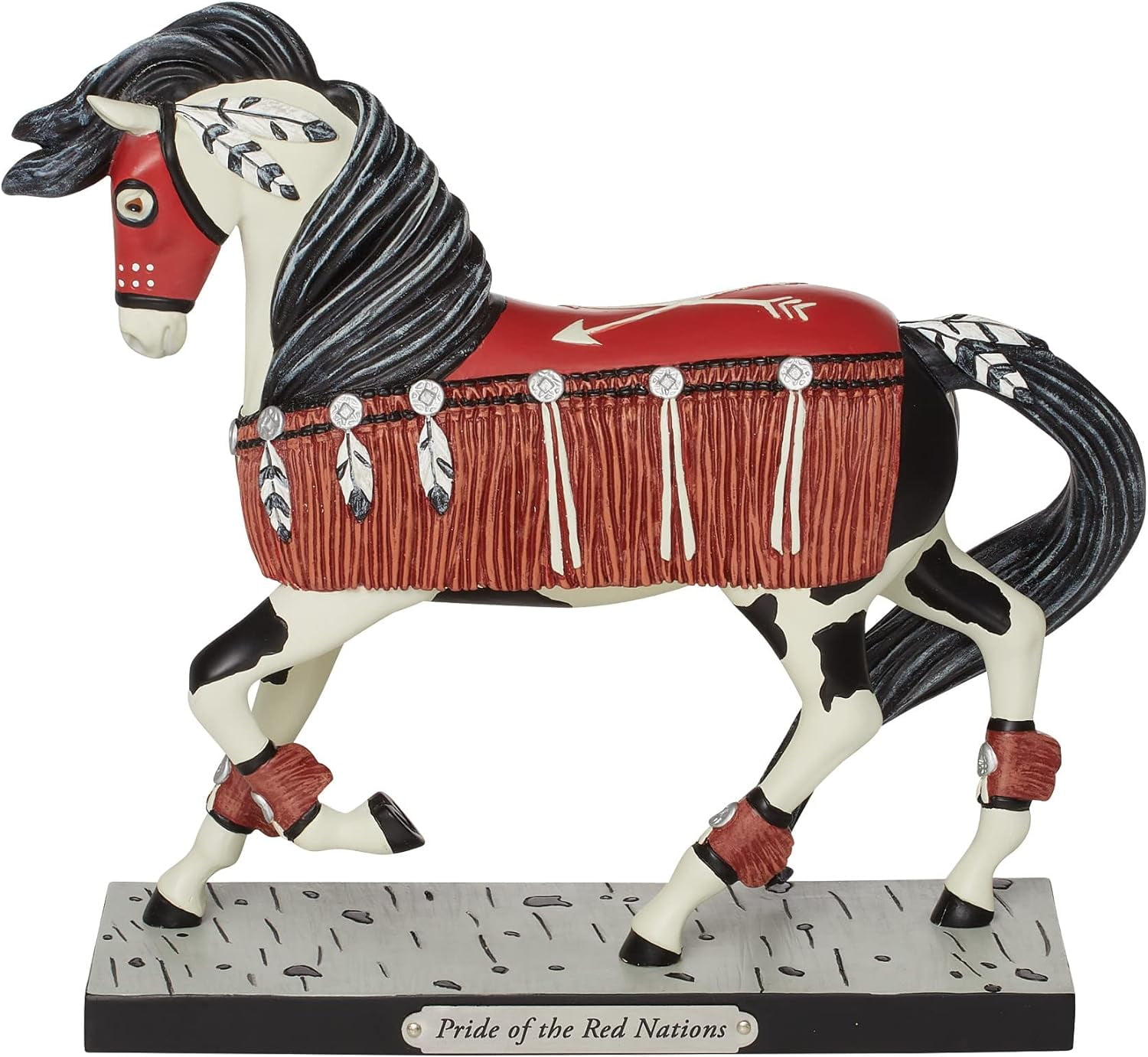 Enesco The Trail of Painted Ponies Pride of The Red Nations Figurine, 7 ...