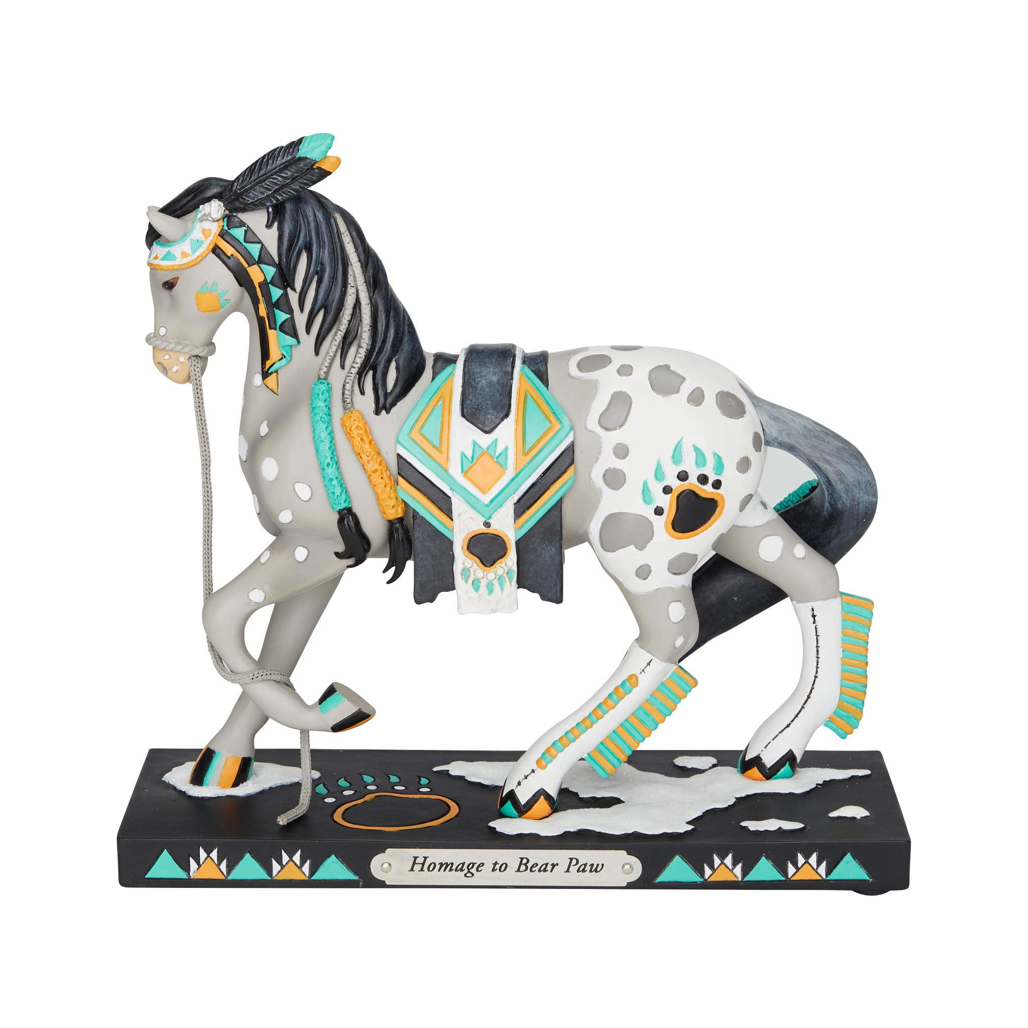 Enesco Trail of Painted Ponies Homage to Bear Paw Figurine - Walmart.com