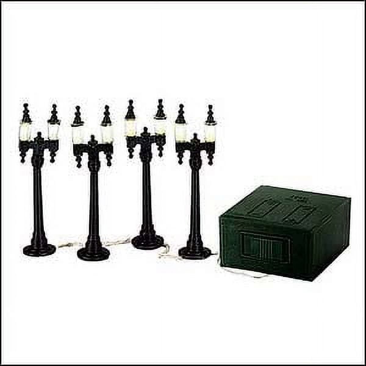Department 56 Village Double Street Lamps Accessory Figurine Set of 4 ...