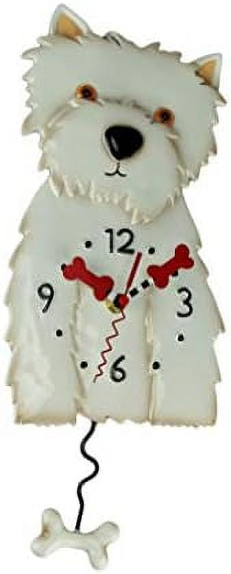 Enesco Westin The West Highland Terrier Dog Sculpted Pendulum Wall ...