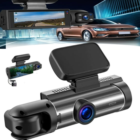 ODREY Dash Cam Front and Rear, 4K+2.5K Resolution, G-Sensor, Night ...