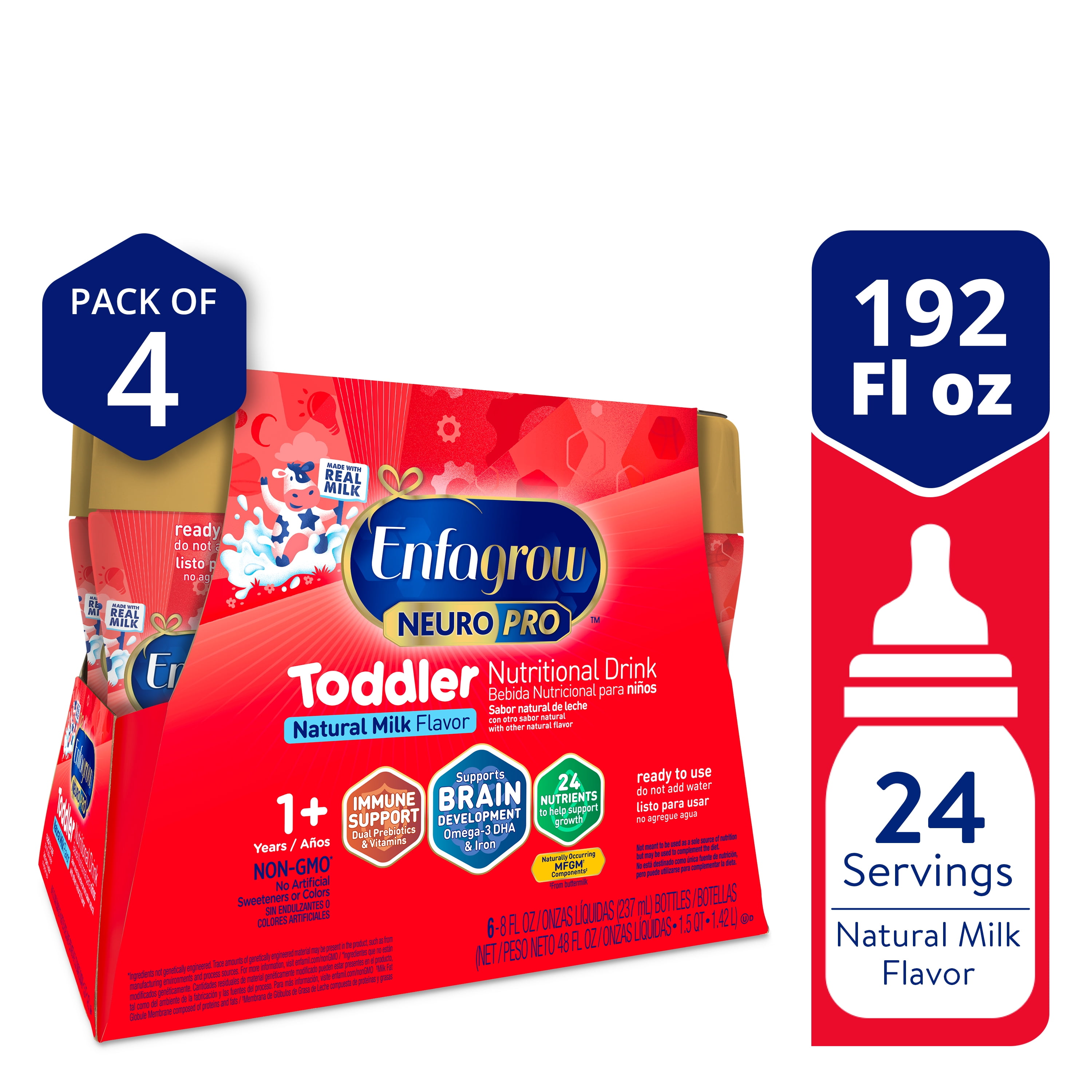 Enfagrow Liquid Toddler Nutritional Milk Drink, Supports Growth ...