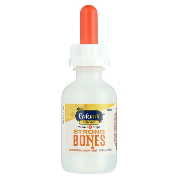 Enfamil D-Vi-Sol Vitamin D Supplement Drops for Infants, 50 mL dropper ...