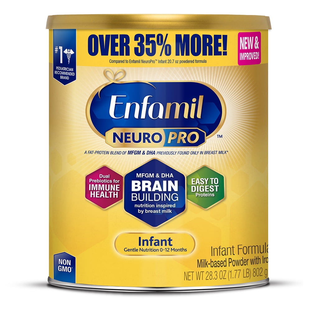 Enfamil NeuroPro Powder Baby Formula, MFGM* 5-Year Benefit, Exclusive ...