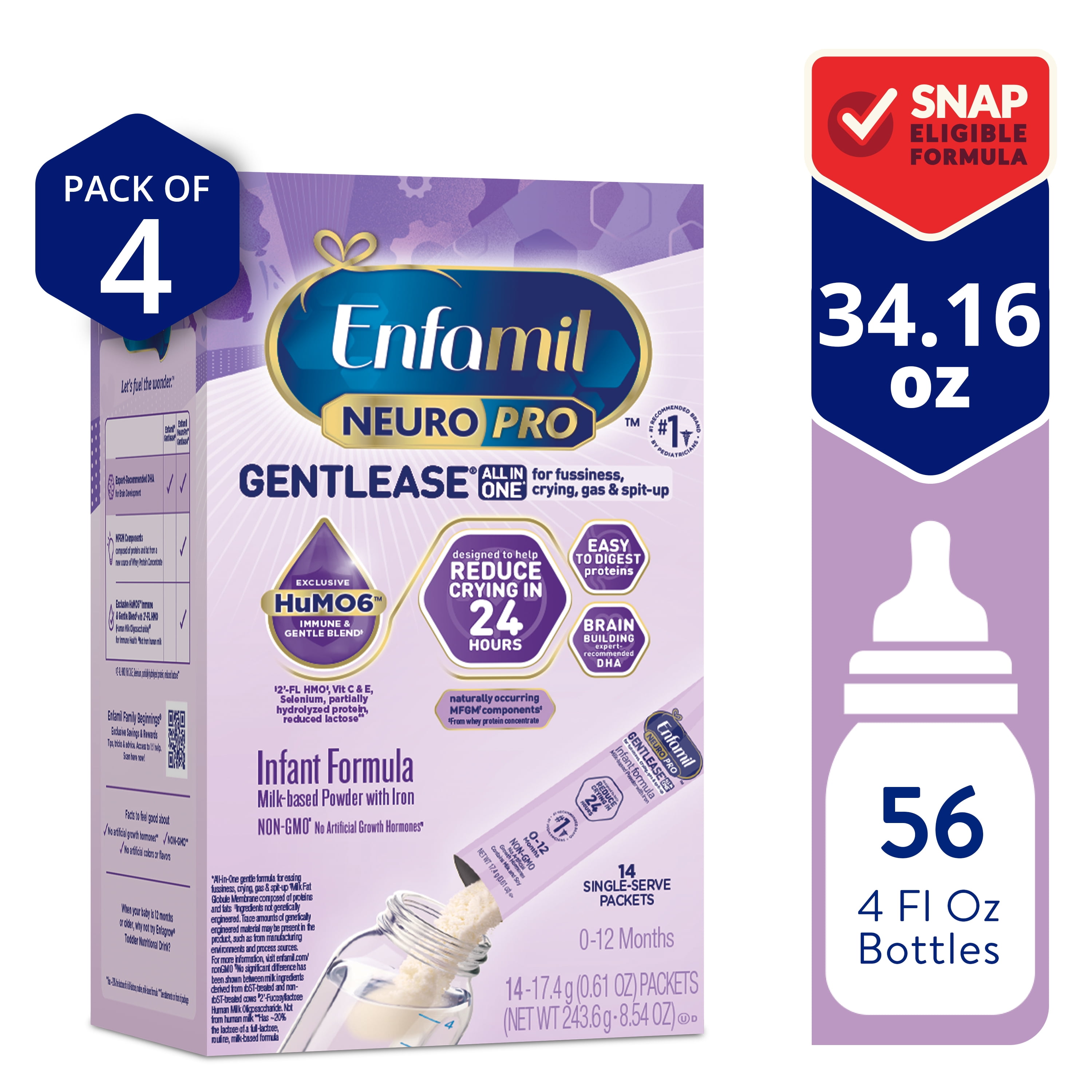 Enfamil NeuroPro Gentlease Baby Formula - Brain Building Nutrition ...