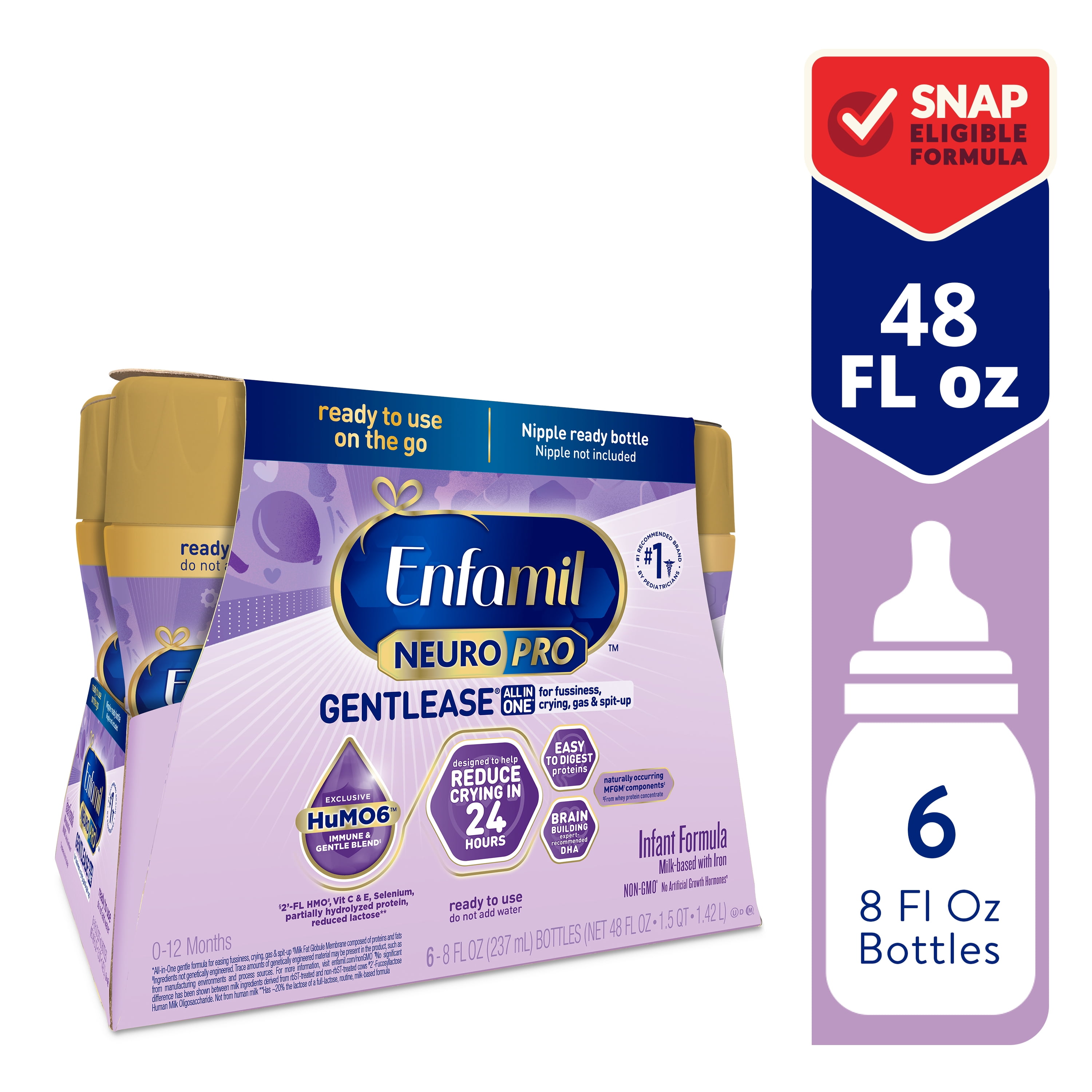 Enfamil NeuroPro Gentlease Liquid Baby Formula, For Premium Digestive ...