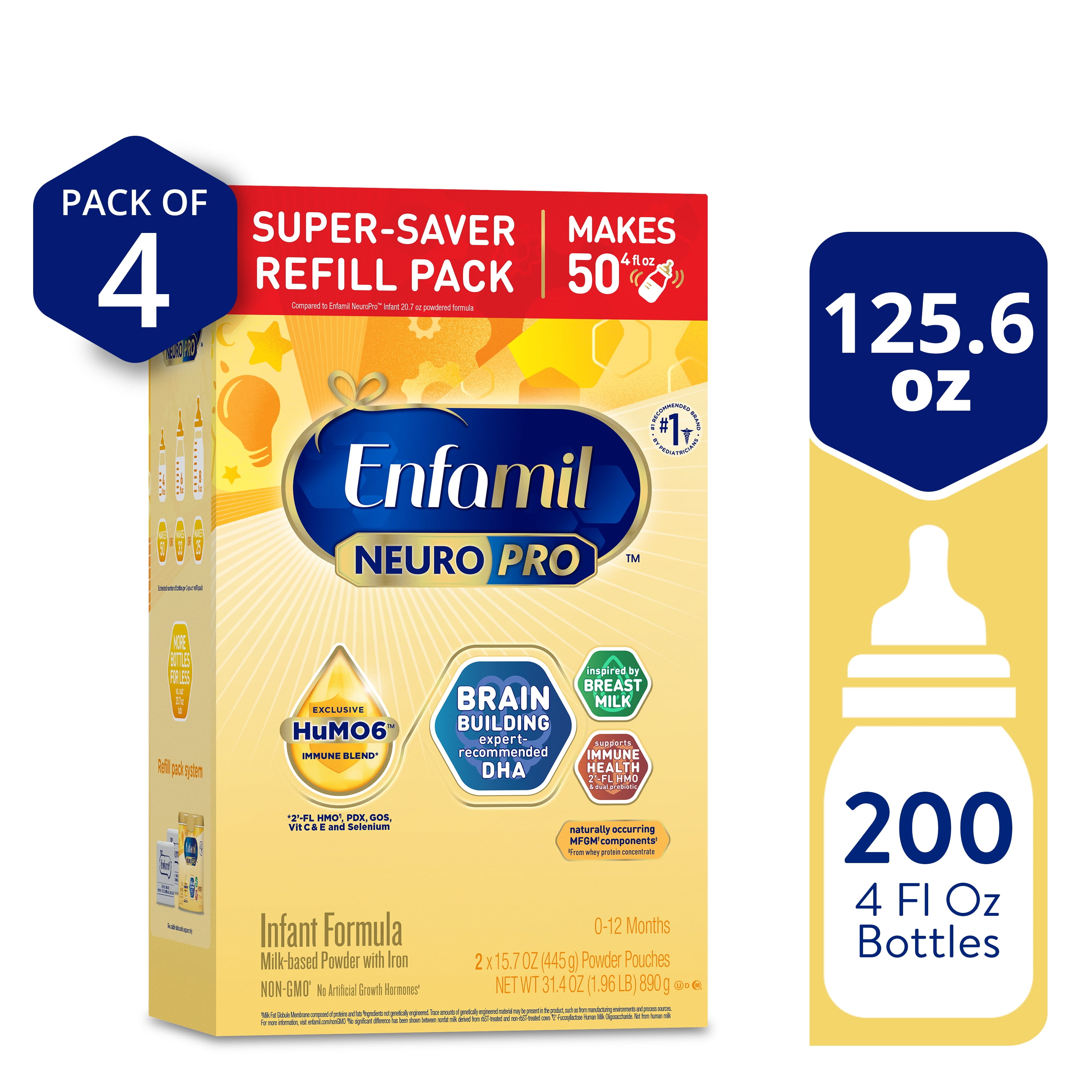 Enfamil NeuroPro Powder Baby Formula, MFGM* 5-Year Benefit, Exclusive ...