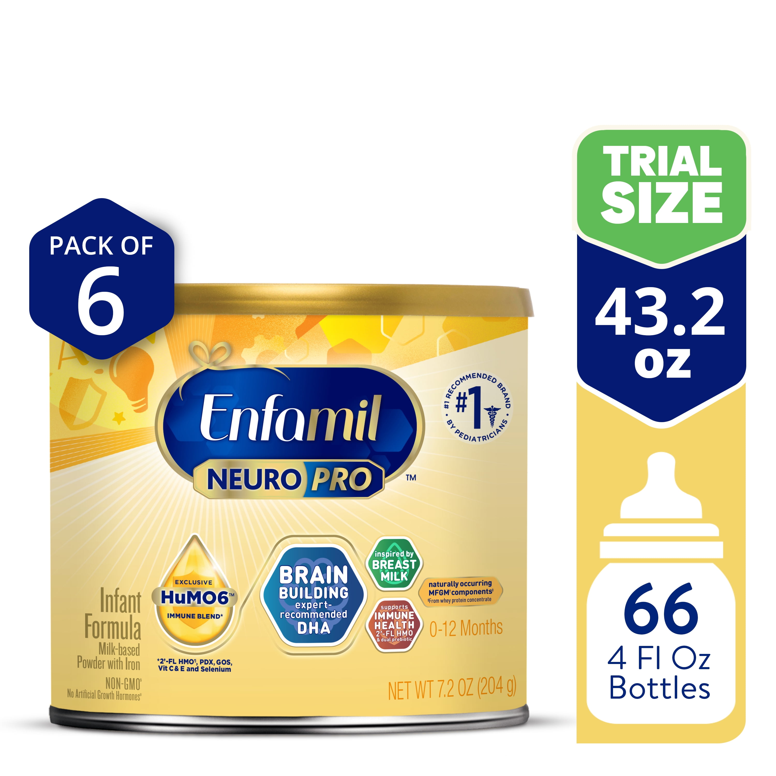 Enfamil NeuroPro Powder Baby Formula, MFGM* 5-Year Benefit, Exclusive ...