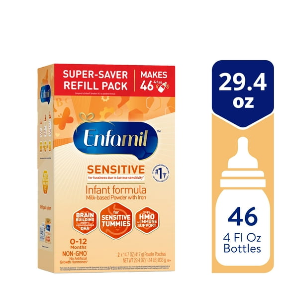 Free Shipping! Enfamil Sensitive Powder Baby Formula for Lactose ...
