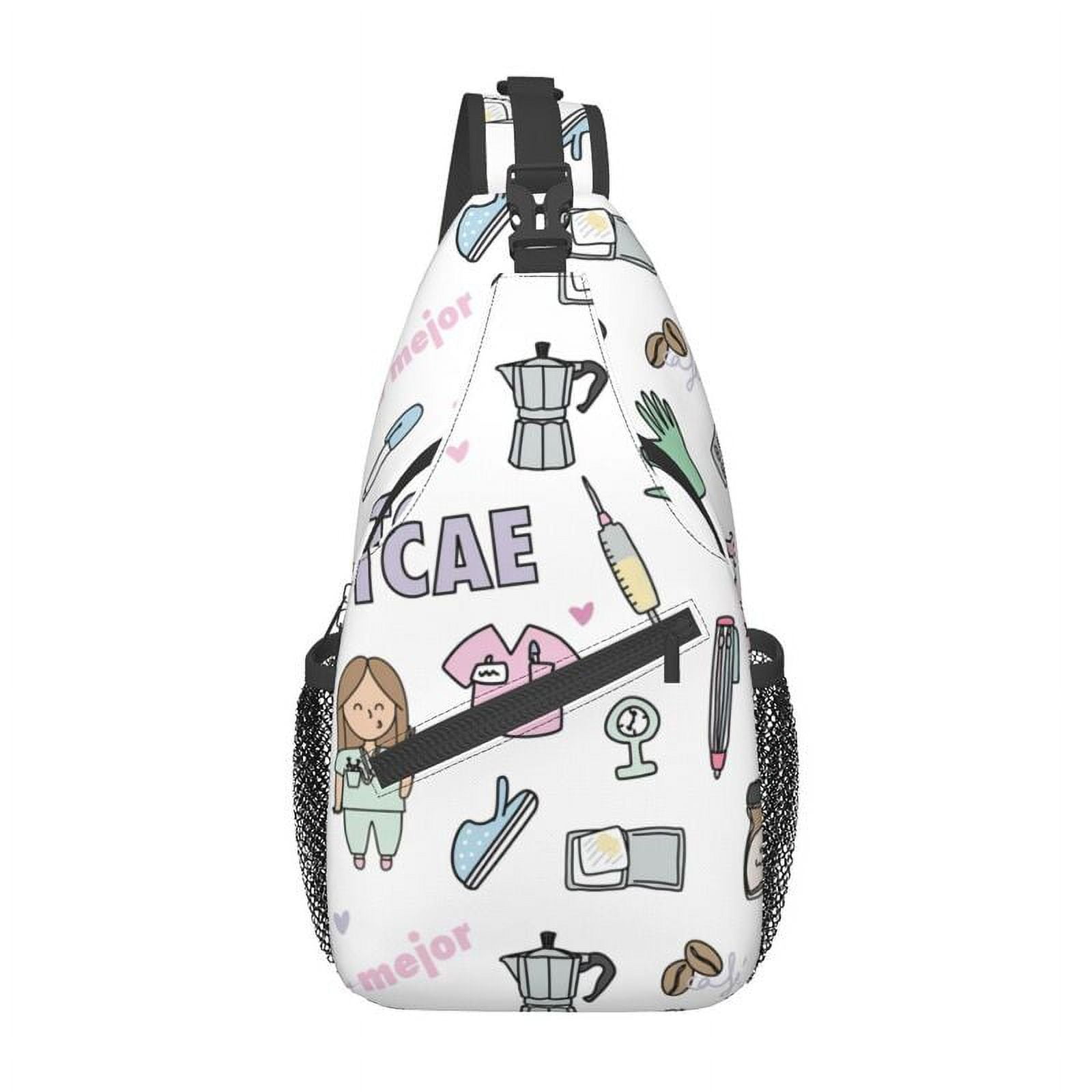 Enfermera En Apuros Doctor Nurse Medical Crossbody Sling Backpack Men ...