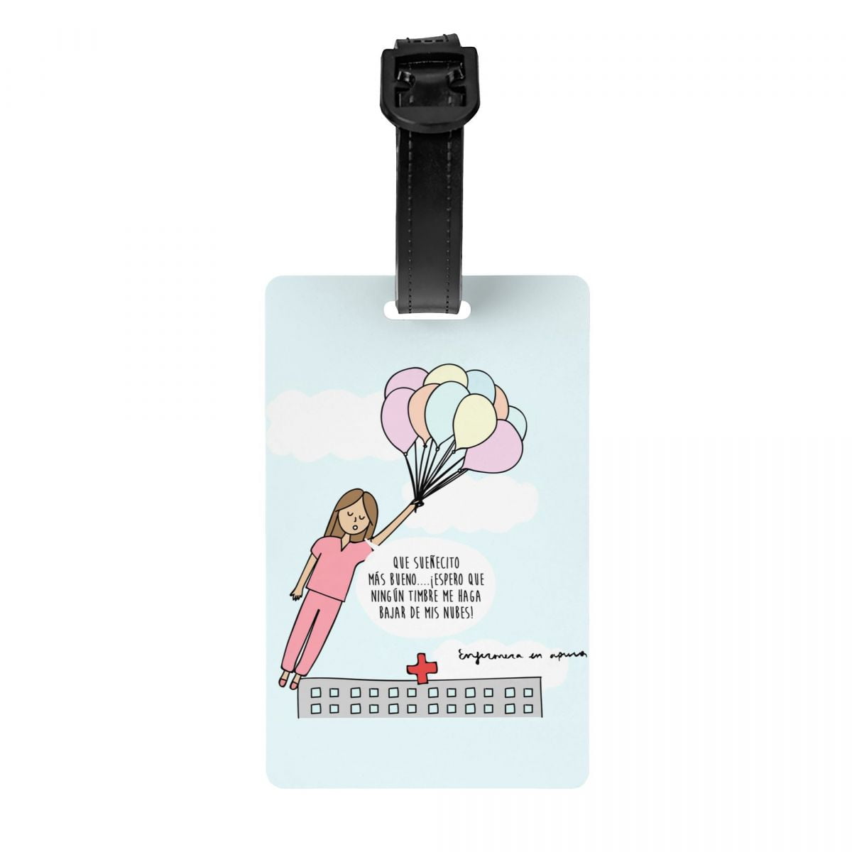 Enfermera En Apuros Doctor Nurse Medical Luggage Tag Custom Baggage ...