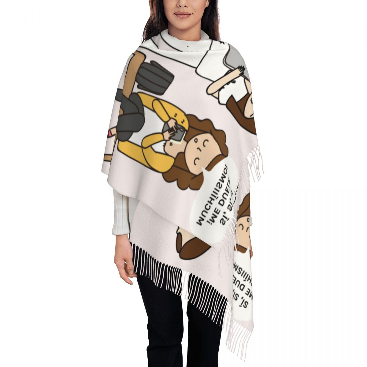 Enfermera En Apuros Doctor Nurse Medical Tassel Scarf Women Soft Shawls ...