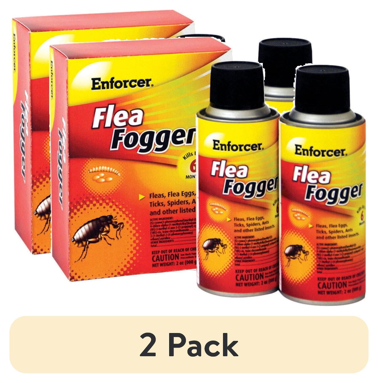 (2 pack) Enforcer 2-Pack Flea Fogger, Kills Fleas, Ticks, and Other ...