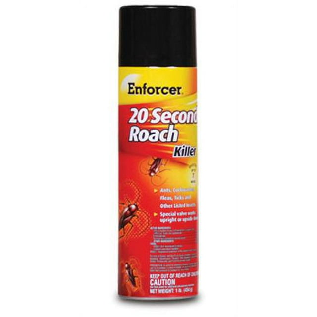 Enforcer 20-Second Ant & Roach Killer, 16 Oz. Aerosol Spray, Water Bug ...