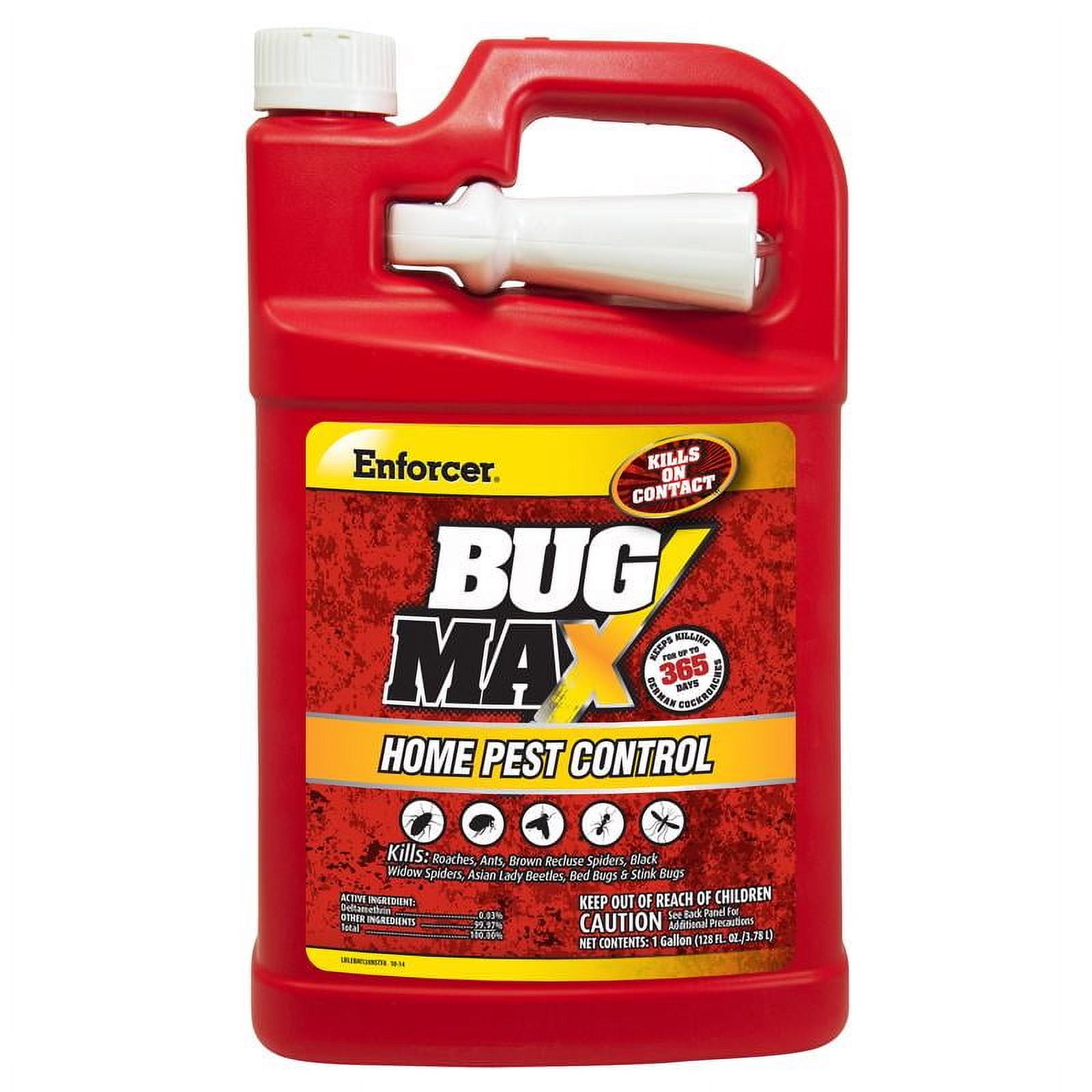 Enforcer BugMax Home Pest Control Spray, Kills Roaches, Spiders, Ants ...