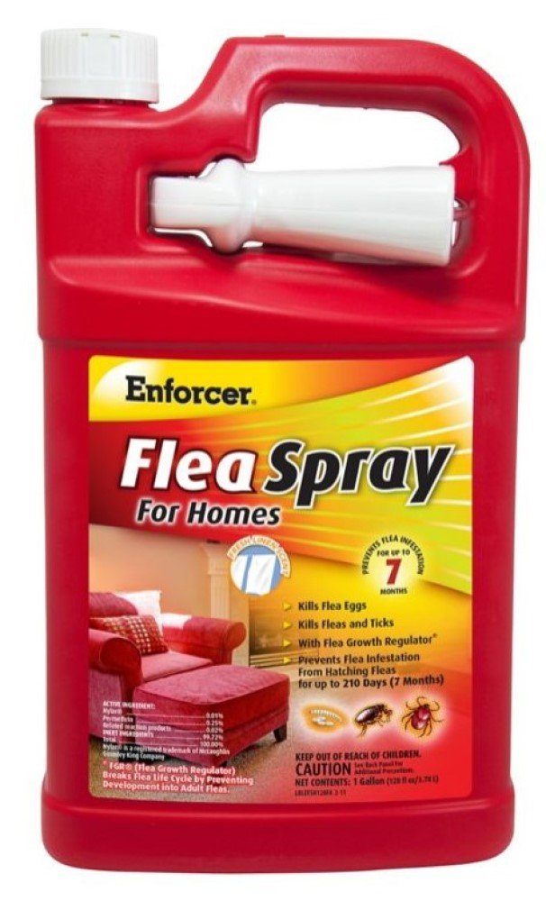 Enforcer EFSH128 Tick and Flea Liquid Spray Application for Homes, 1 ...
