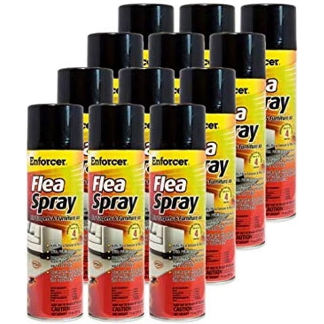 Enforcer Flea Spray for Carpets & Furniture - 14 oz (Case of 12) ENFS14 ...