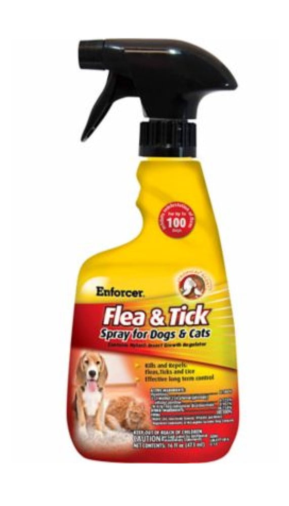 Enforcer Flea Tick Spray For Dogs Cats 16 oz. - Walmart.com