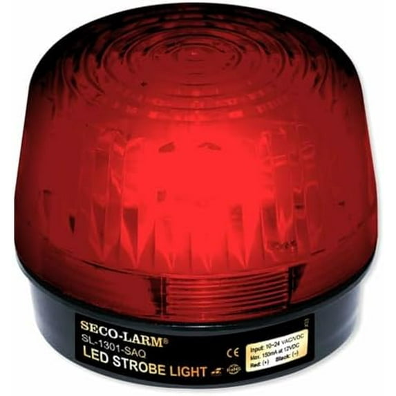 Enforcer LED Strobe Light with Built-in Programmable Siren, Red (SL ...