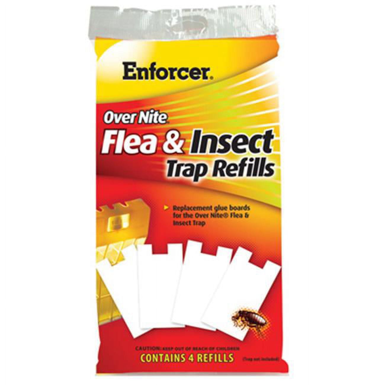 Enforcer ONFTR Overnite Flea Trap Refill, 4-Pk. - Quantity 12 - Walmart.com