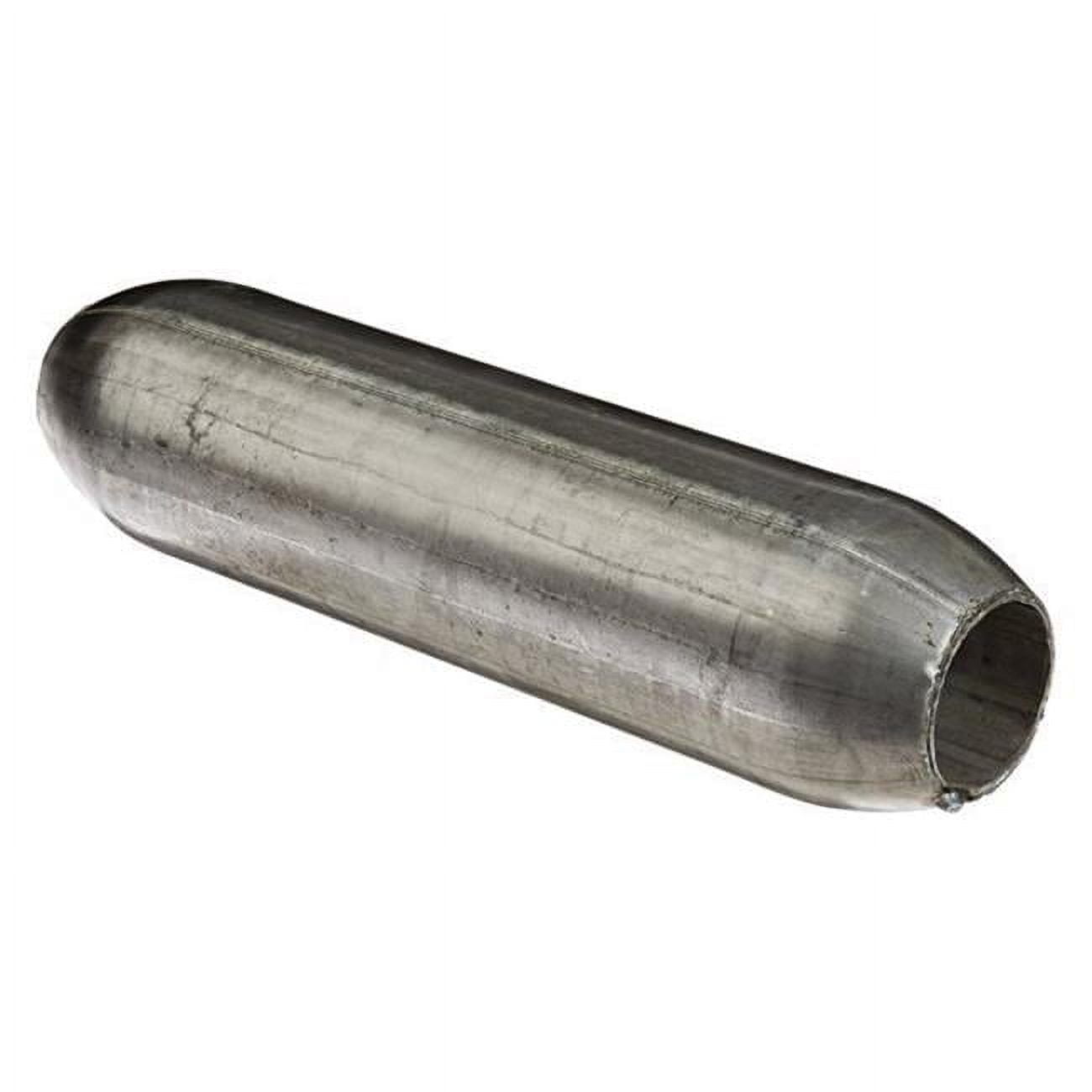 Enforcer Series Aluminized Steel Round Glass Pack Exhaust Muffler with ...