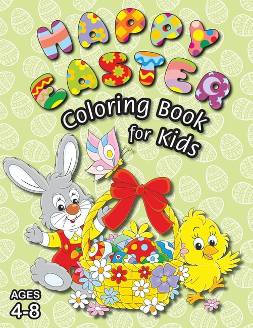 Engage Books: Happy Easter Coloring Book for Kids (Paperback) - Walmart.com
