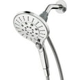 Engage Chrome Magnetix Six-Function 5.5-Inch Wide Handheld Shower Head ...