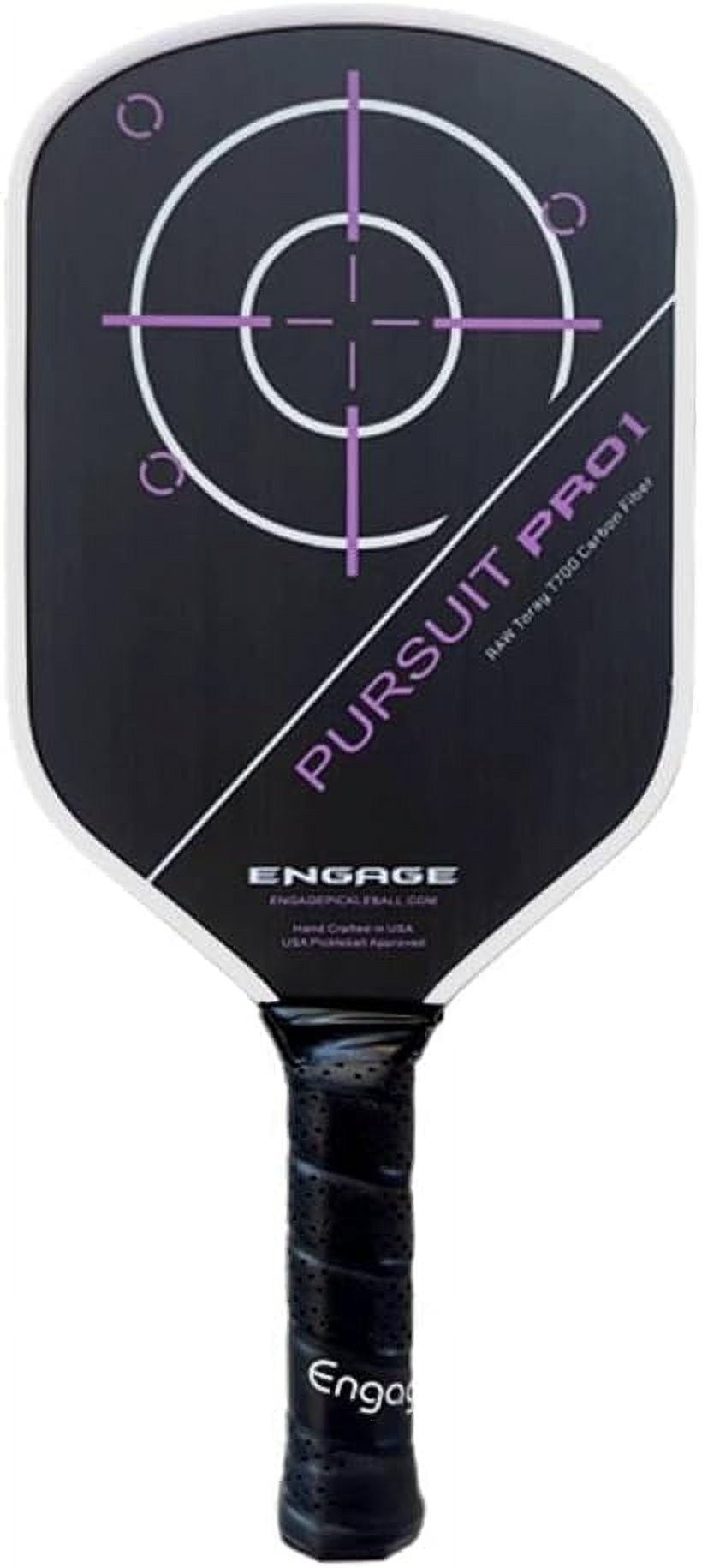 Engage Pursuit Pro1 Pickleball Paddle - Raw T700 Toray Carbon Fiber for ...